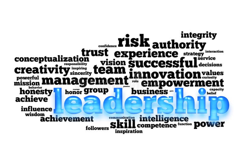 Leadership word cloud stock illustration. Illustration of cloud - 96724165