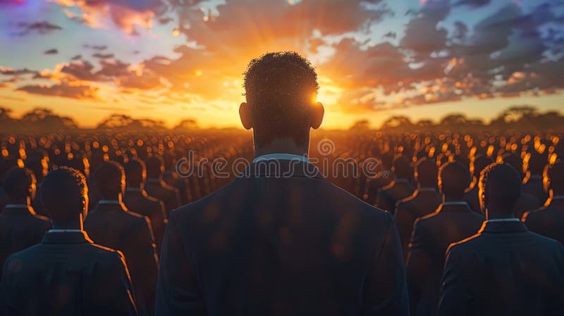 Leading by Example, a Successful Man Inspires and Empowers Others To ...