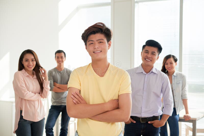 Leading a group stock image. Image of professional, leader - 102609005