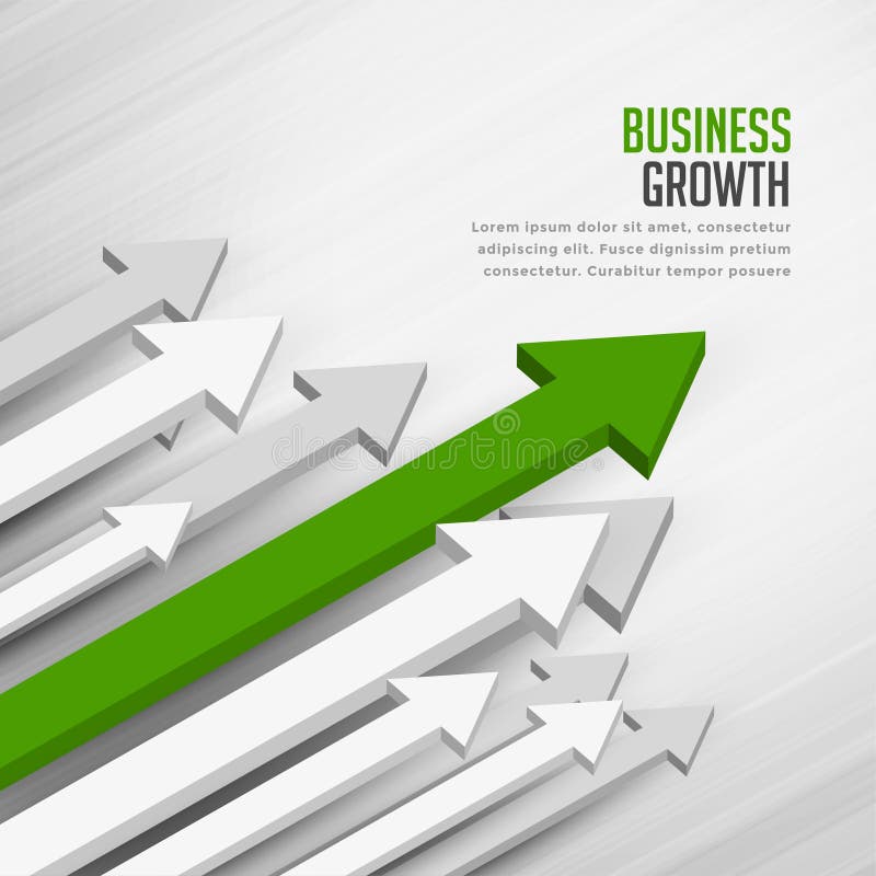 Leading Moving Forward Arrow Concept Background Design Stock Vector ...