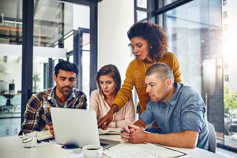 Leading the Way with Their Designs. a Team of Designers Having a ...