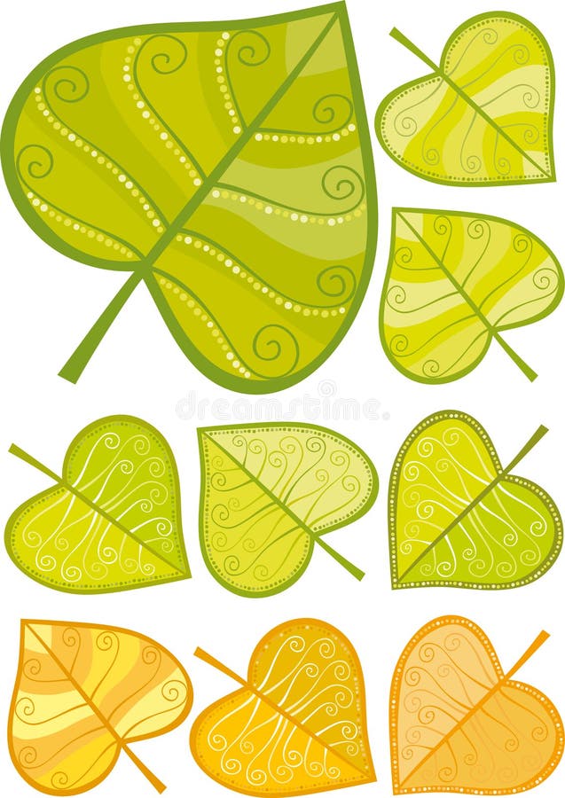 Leaf stock vector. Illustration of wood, decorative, silva - 24692853