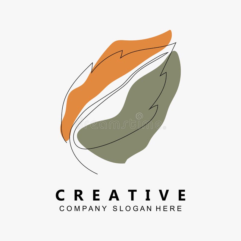 Leaf Background Logo Design, Vector Art Icons, in Pastel Colors Stock ... Leaf Background Logo Design, Vector Art Icons, in Pastel Colors Stock ...