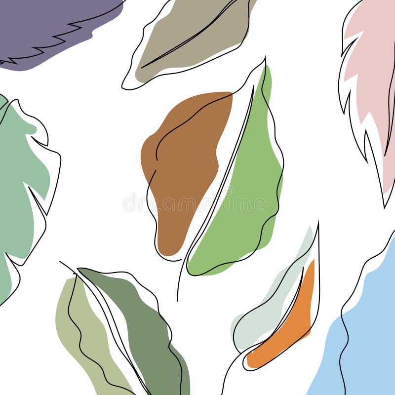 Leaf Background Logo Design, Vector Art Icons, in Pastel Colors Stock ... Leaf Background Logo Design, Vector Art Icons, in Pastel Colors Stock ...