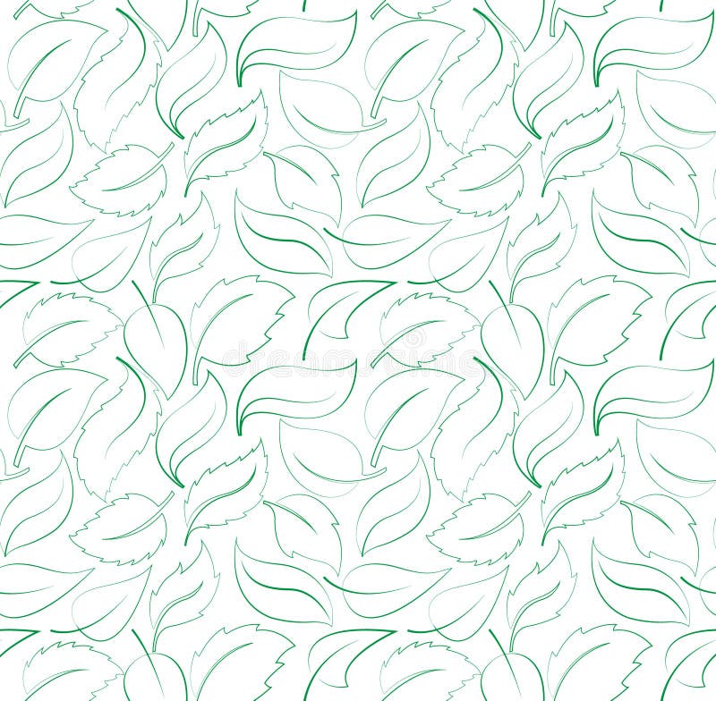 Leaf pattern stock vector. Illustration of plant, decorative - 96231497