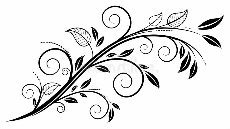 Leaf and Berry Corner. Corner Leaf and Berry Design, Decorative Plant ...