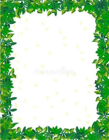 Leaf border stock vector. Illustration of layered, embellish - 20938794
