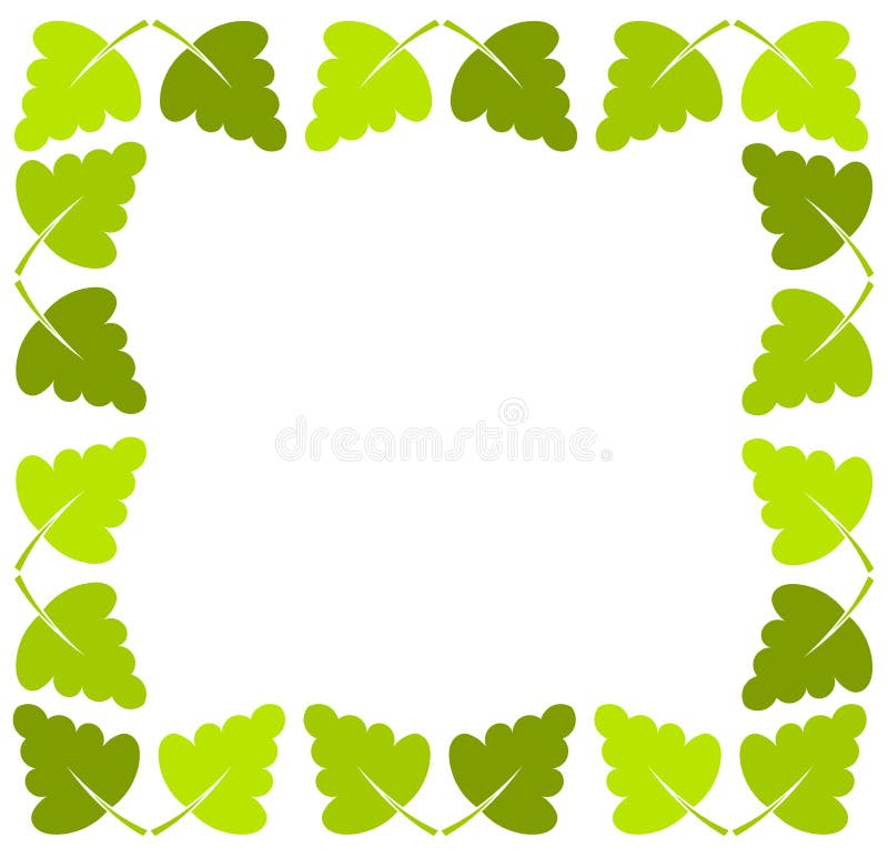 Leaf border stock vector. Illustration of leaf, spring - 29082832