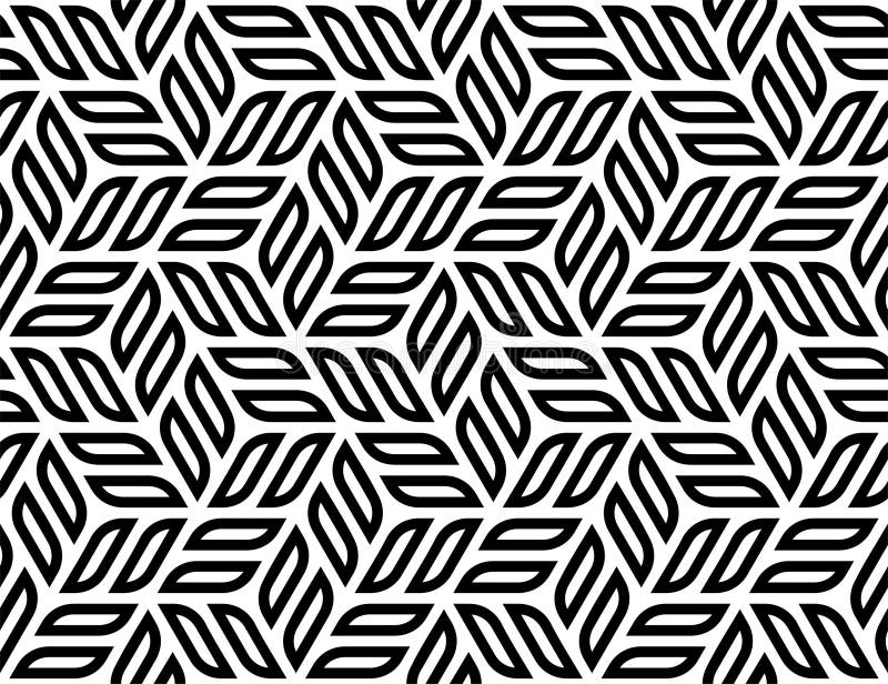 Leaf Clipart of Repeating Lanceolate Patterns Stock Vector ...