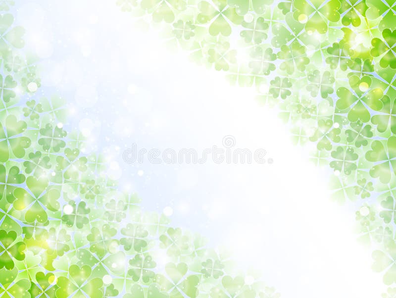 Leaf clover landscape stock vector. Illustration of landscape - 39730456