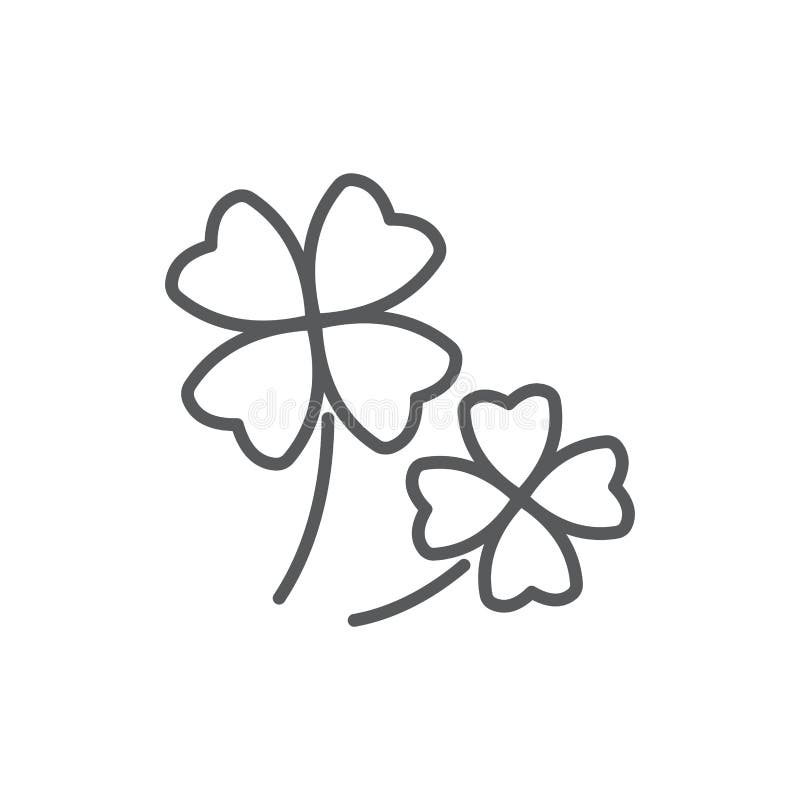 Five Leaf Clover Stock Illustrations – 157 Five Leaf Clover Stock ...