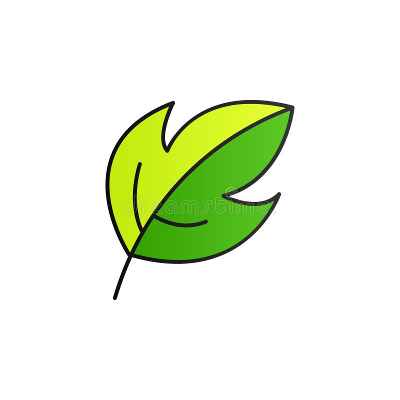 Leaf Color Gradient Vector Icon Stock Illustration - Illustration of ... Leaf Color Gradient Vector Icon Stock Illustration - Illustration of ...