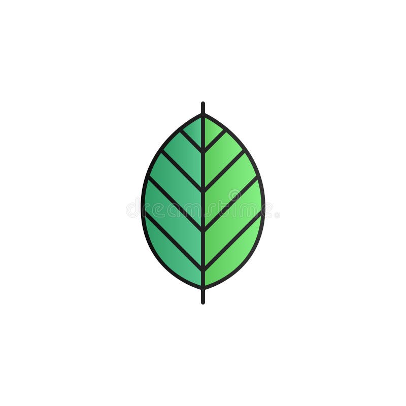 Leaf Color Gradient Vector Icon Stock Illustration - Illustration of ... Leaf Color Gradient Vector Icon Stock Illustration - Illustration of ...