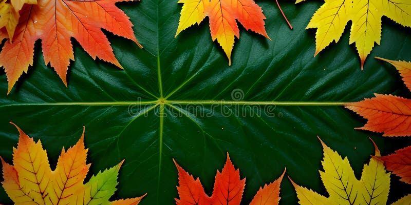 Leaf Concept Background Display Spring Summer Leaves Texture Detail ...
