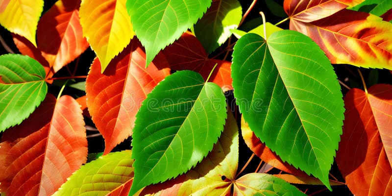 Leaf Concept Background Display Spring Summer Leaves Texture Detail ...