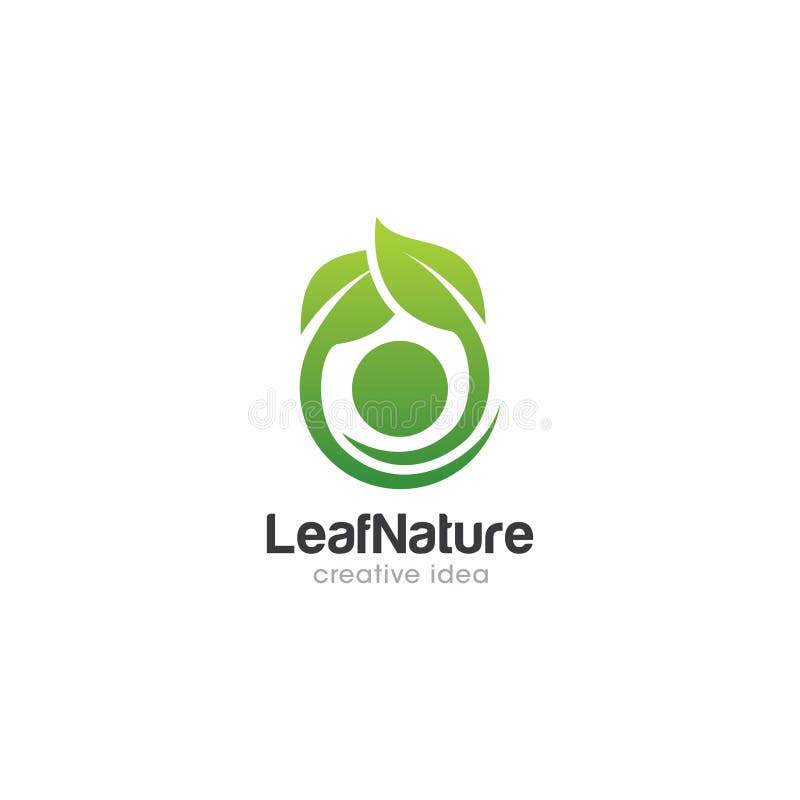 Leaf Creative Concept Logo Design Template Stock Vector - Illustration ...