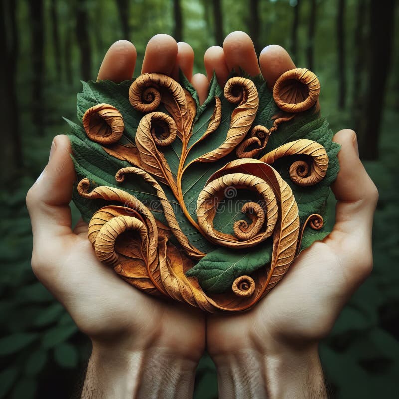 Leaf Curl Abnormal Folding, Curling, or Distortion of Stock Photo ...