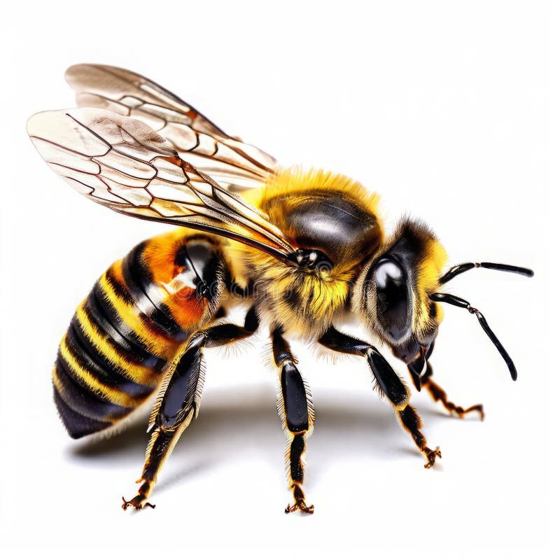 Leaf Cutter Bee a Type of Bee that Cuts Circular or O Stock Photo ...