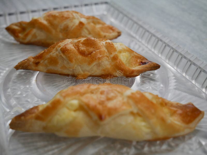 Leaf Dough with a Sweet Cheese Filling. Absolutely Luxurious Snack ...