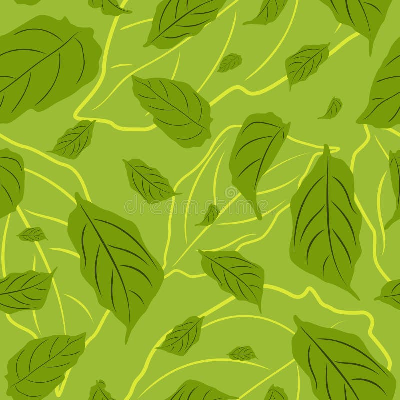 Random leaf pattern stock illustration. Illustration of pattern - 15012745