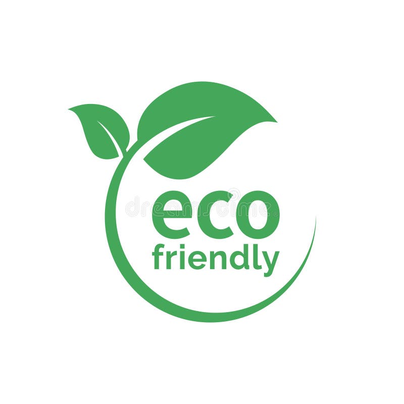 Leaf and Ecology Vector Icon. Eco Friendly Icon. Ecologic Food Stamps ...
