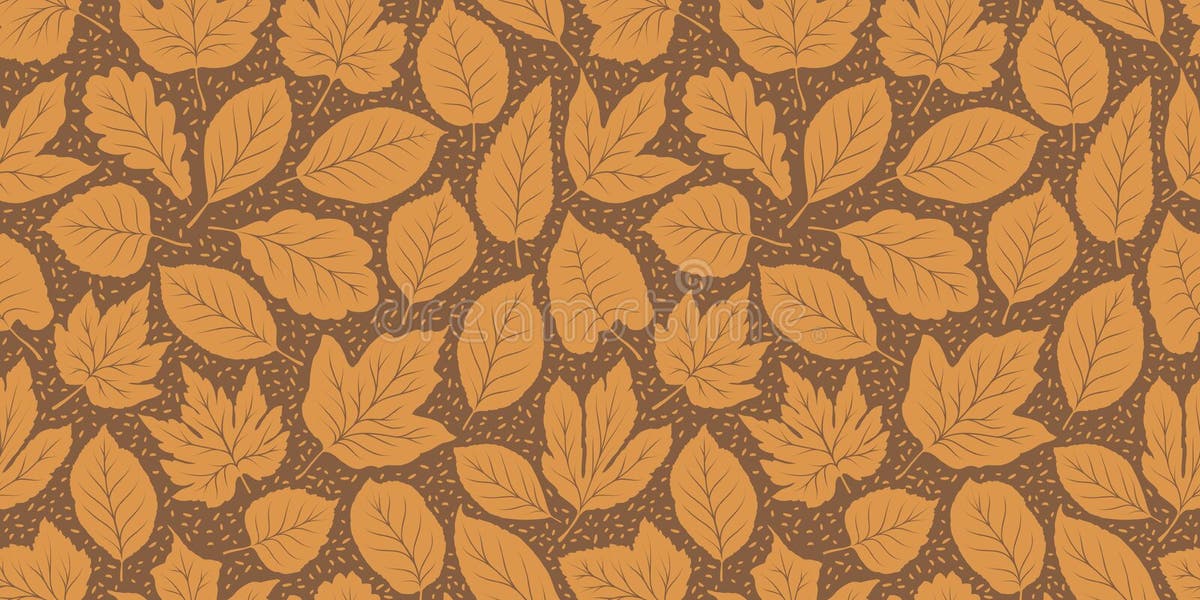 Seamless Repeating Fall Foliage Background Stock Illustrations – 3,108 ...