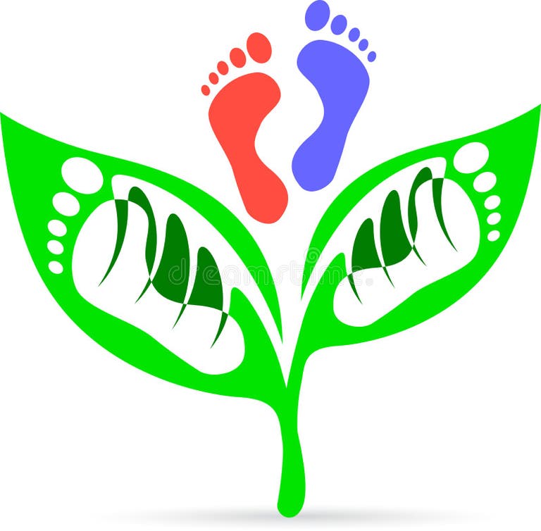 Leaf Footprints Stock Illustrations – 936 Leaf Footprints Stock ...