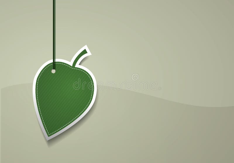 Leaf green template stock vector. Illustration of promotion - 35707748