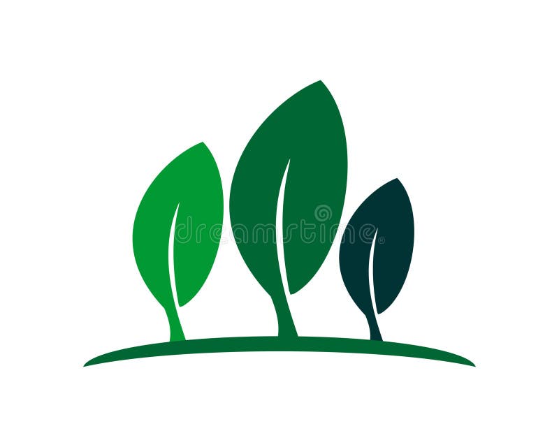 Leaf Group Swoosh Logo Icon Template Stock Vector - Illustration of ...