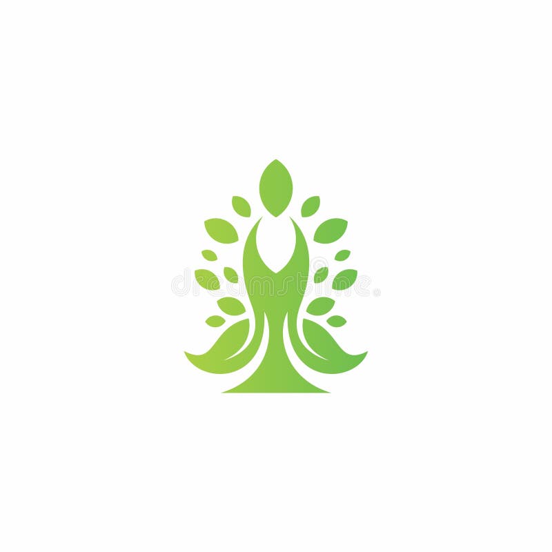 Leaf Growth Logo. Nature Icon Vector Stock Vector - Illustration of ...