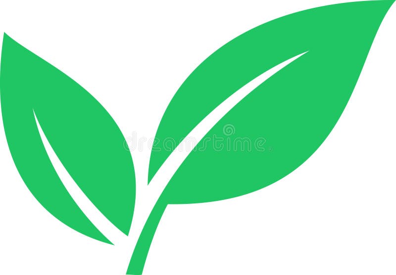 Leaf Icon As an Issues of Environmental Pollution Stock Vector ...
