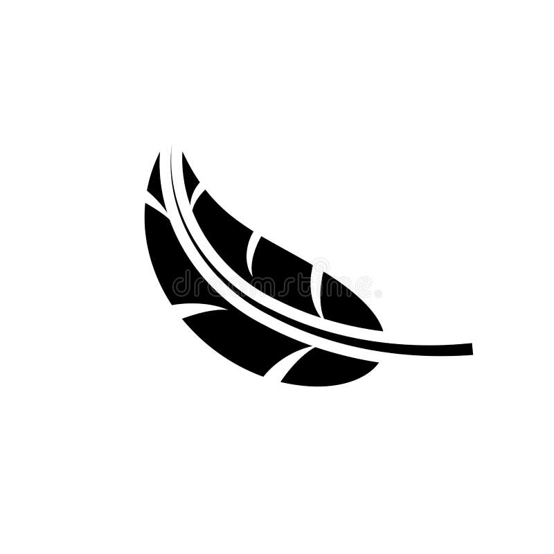 Leaf Icon in Flat Style Vector for App, UI, Websites. Black Icon Vector ...