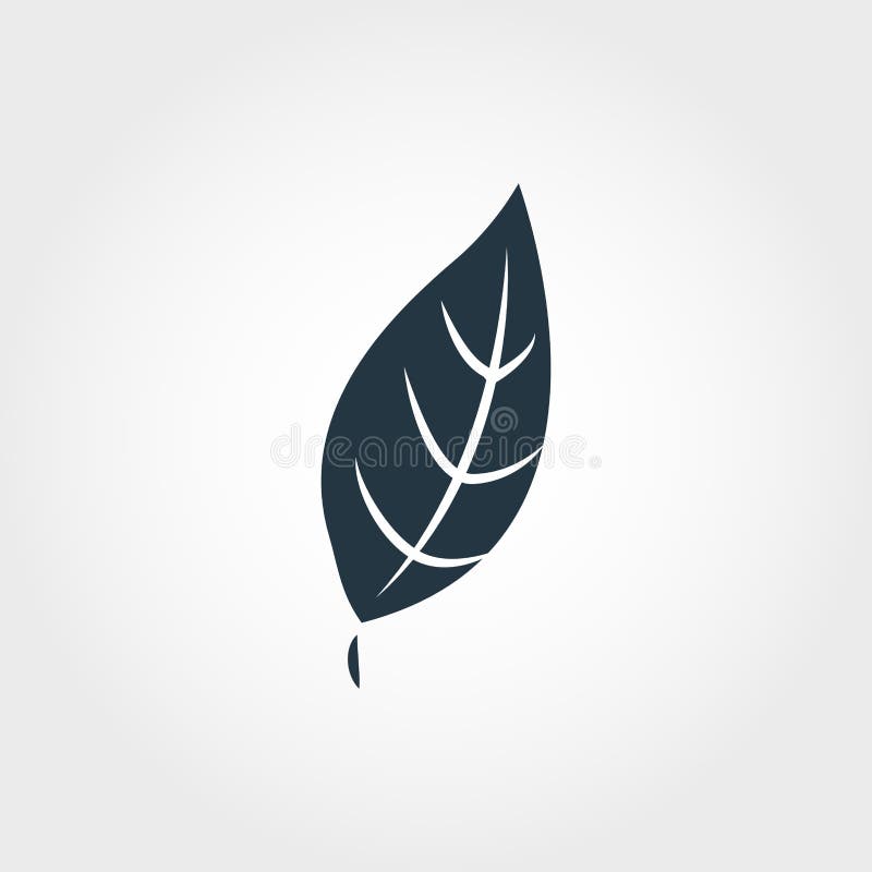 Leaf Icon. Flat Style Icon Design. UI. Illustration of Leaf Icon ...