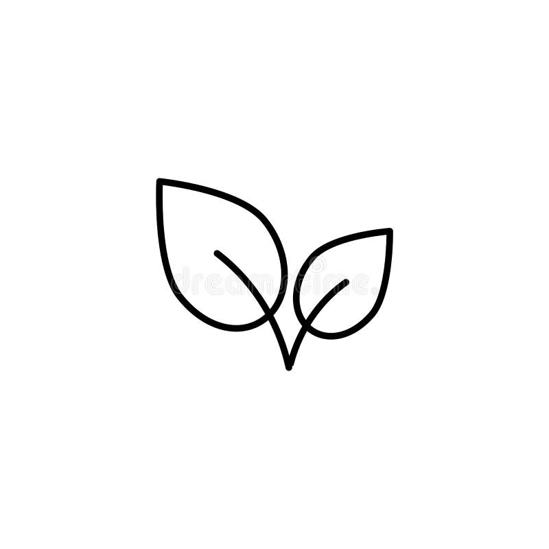 Leaf Icon Symbol Sign Vector Eps 10 Stock Vector - Illustration of ...