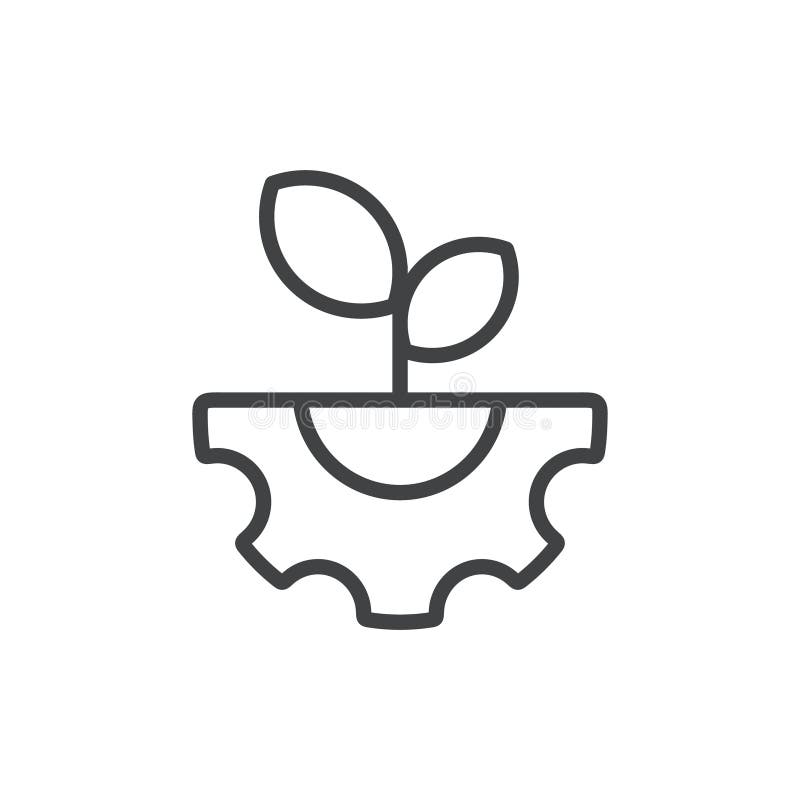 Leaf Icon Symbolizing Eco-friendly Energy or Bio Power Stock Vector ...