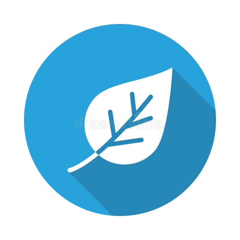 Leaf icon stock vector. Illustration of glyphs, icons - 98688495