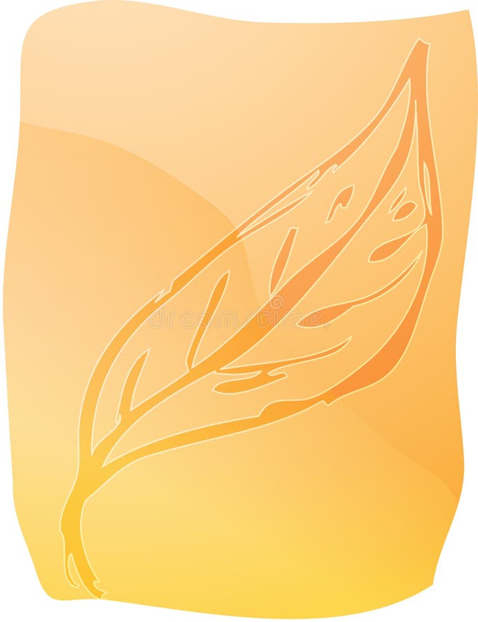 Leaf illustration stock vector. Illustration of simple - 6269052