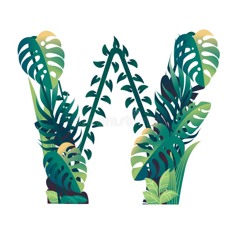 W Green Leaves Stock Illustrations – 427 W Green Leaves Stock ...