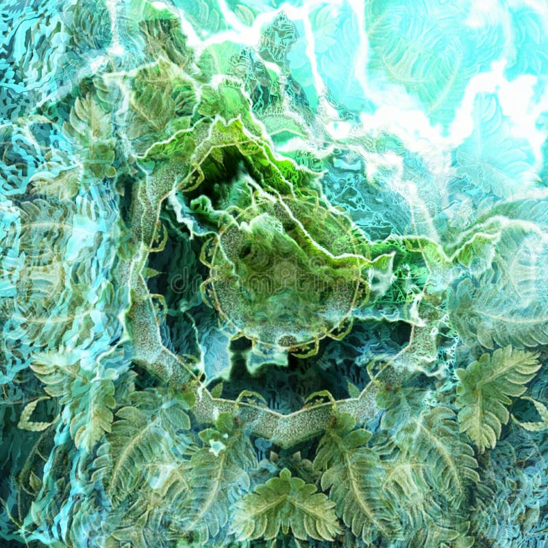 Leaf of life stock photo. Image of geometricalpattern - 105595236