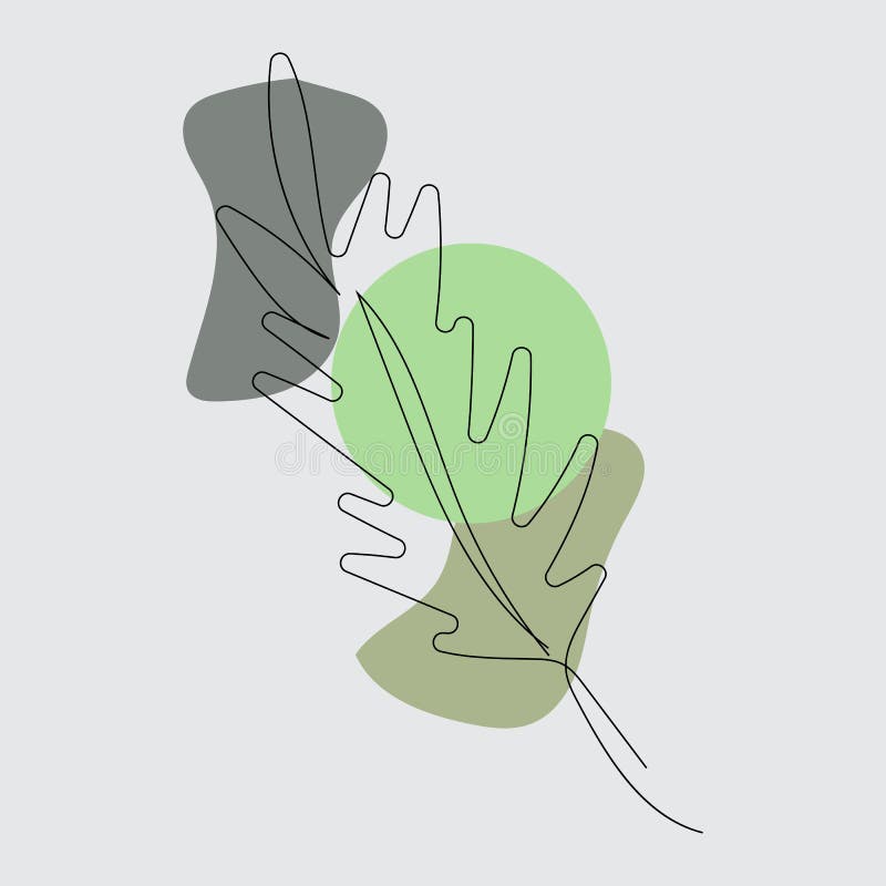 Leaf Lines Logo Design, Background Icons Artwork Artwork Colors PAstel ...