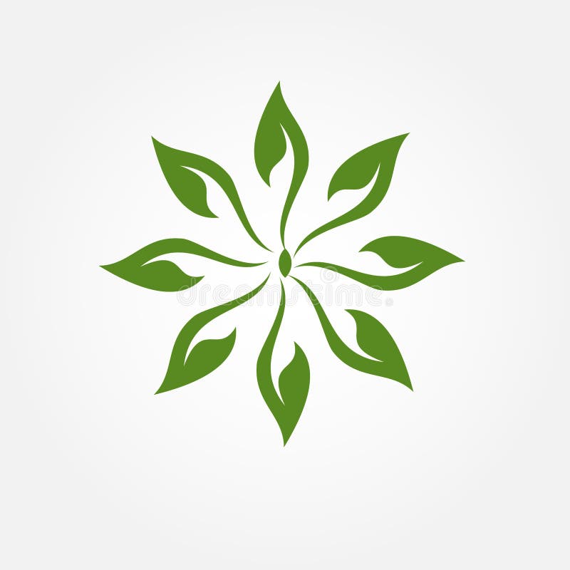 Leaf Logo Brand Vector for Company Stock Vector - Illustration of line ...