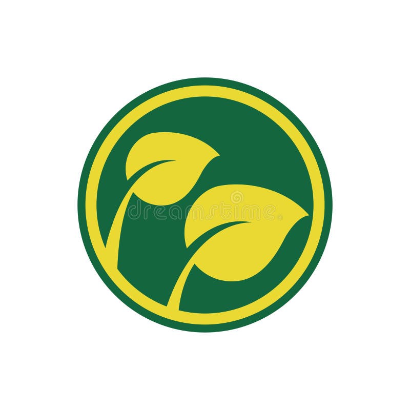 Leaf of Foliage Logo for Natural Theme Related Logo or Sign Design ...