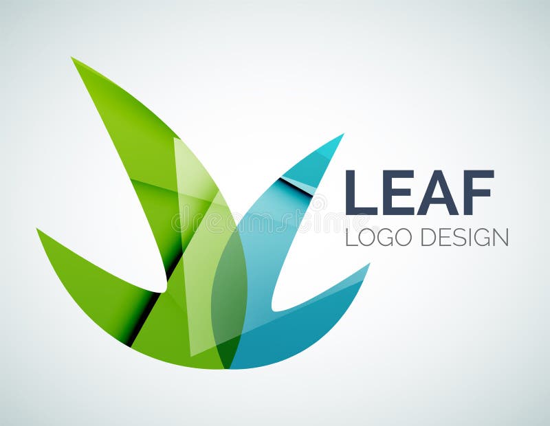 Leaf logo stock vector. Illustration of branding, floral - 44423990