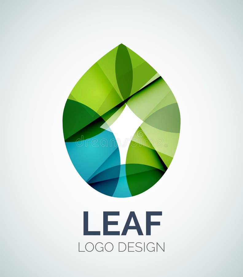 Leaf logo stock vector. Illustration of branding, floral - 44423990