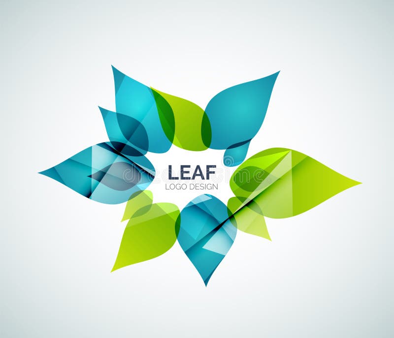 Leaf logo stock vector. Illustration of branding, floral - 44423990