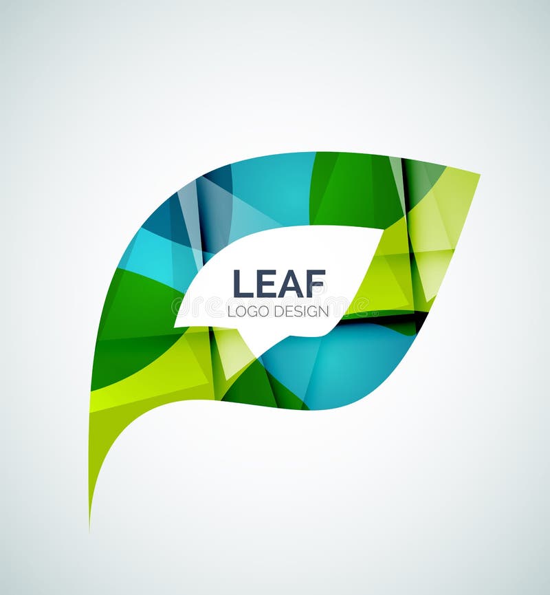 Leaf logo stock vector. Illustration of branding, floral - 44423990