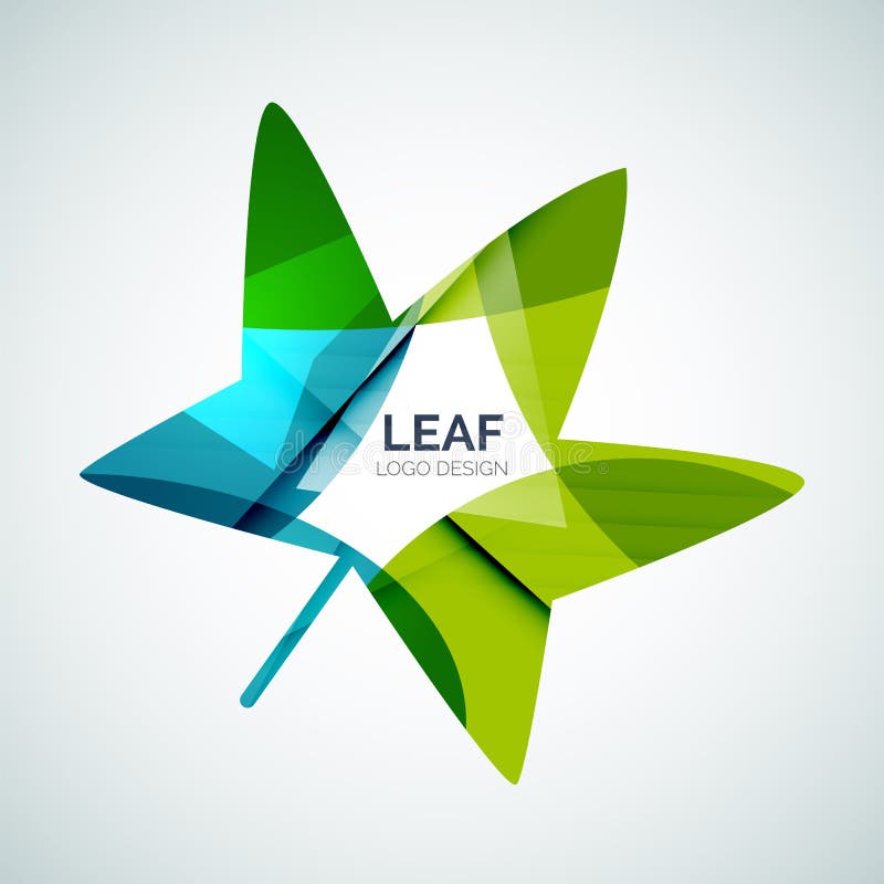 Leaf logo stock vector. Illustration of branding, floral - 44423990