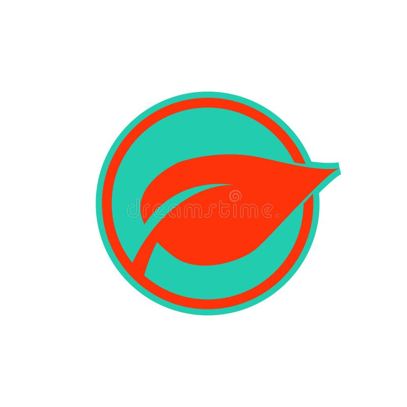 Leaf of Foliage Logo for Natural Theme Related Logo or Sign Design ...