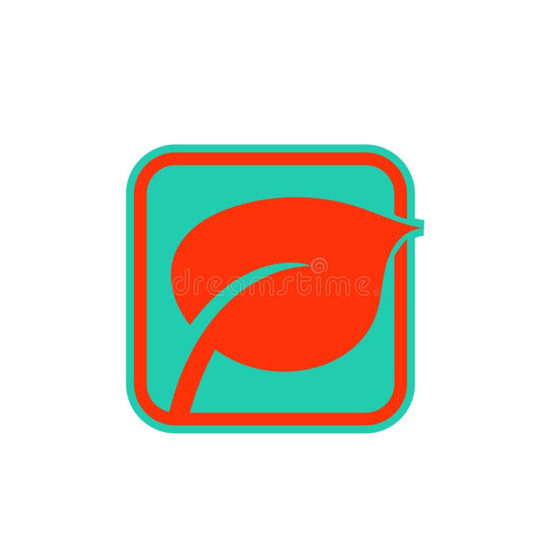 Leaf of Foliage Logo for Natural Theme Related Logo or Sign Design ...