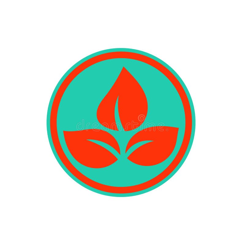 Leaf of Foliage Logo for Natural Theme Related Logo or Sign Design ...